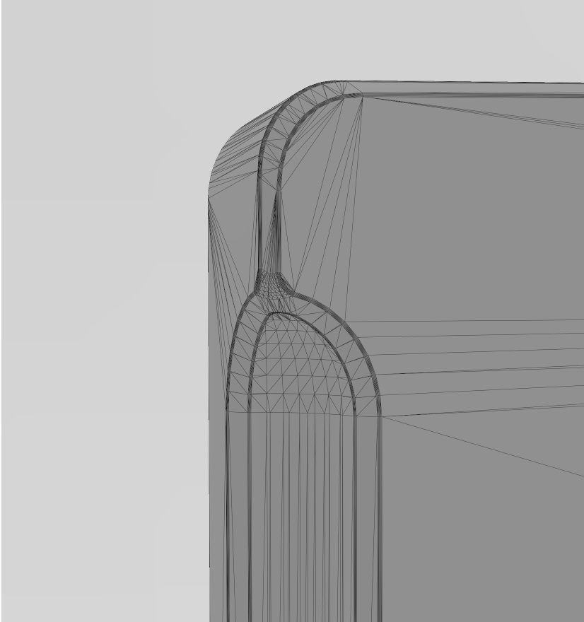 Rectangular 4 slots serving tray relief 3D model 3D printable | CGTrader