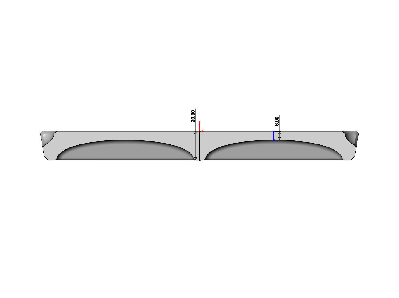 Rectangular 4 slots serving tray relief 3D model 3D printable | CGTrader