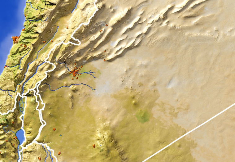 Syria High resolution 3D relief maps 3D model | CGTrader