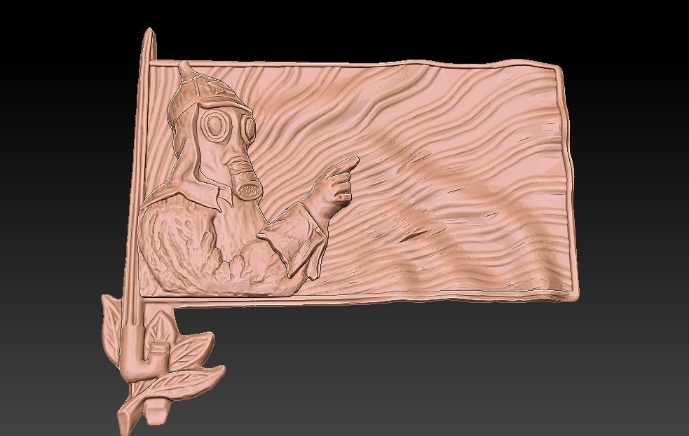 Badge Man 3D model 3D printable | CGTrader