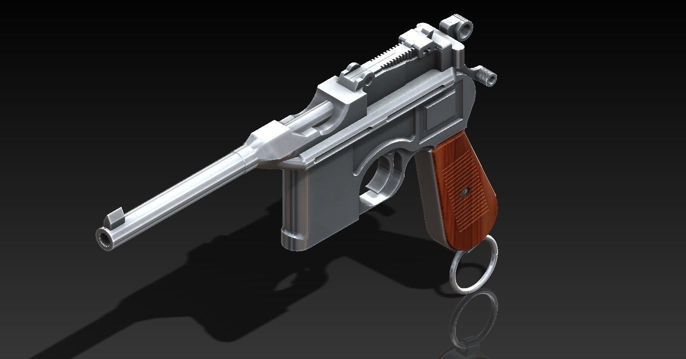 Mauser C96 3D model | CGTrader