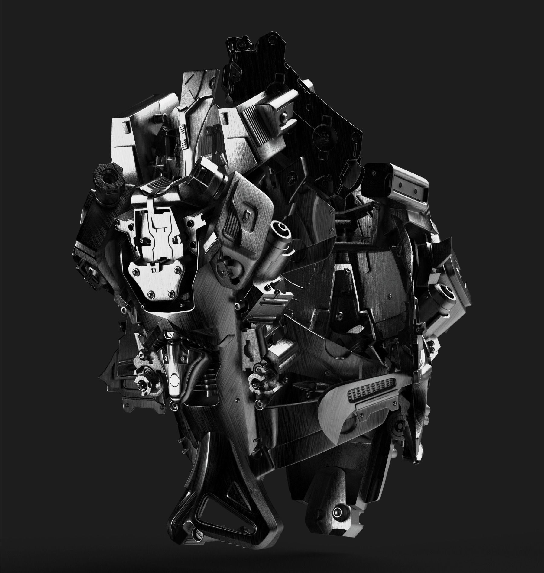 Armor tech free 3D model | CGTrader