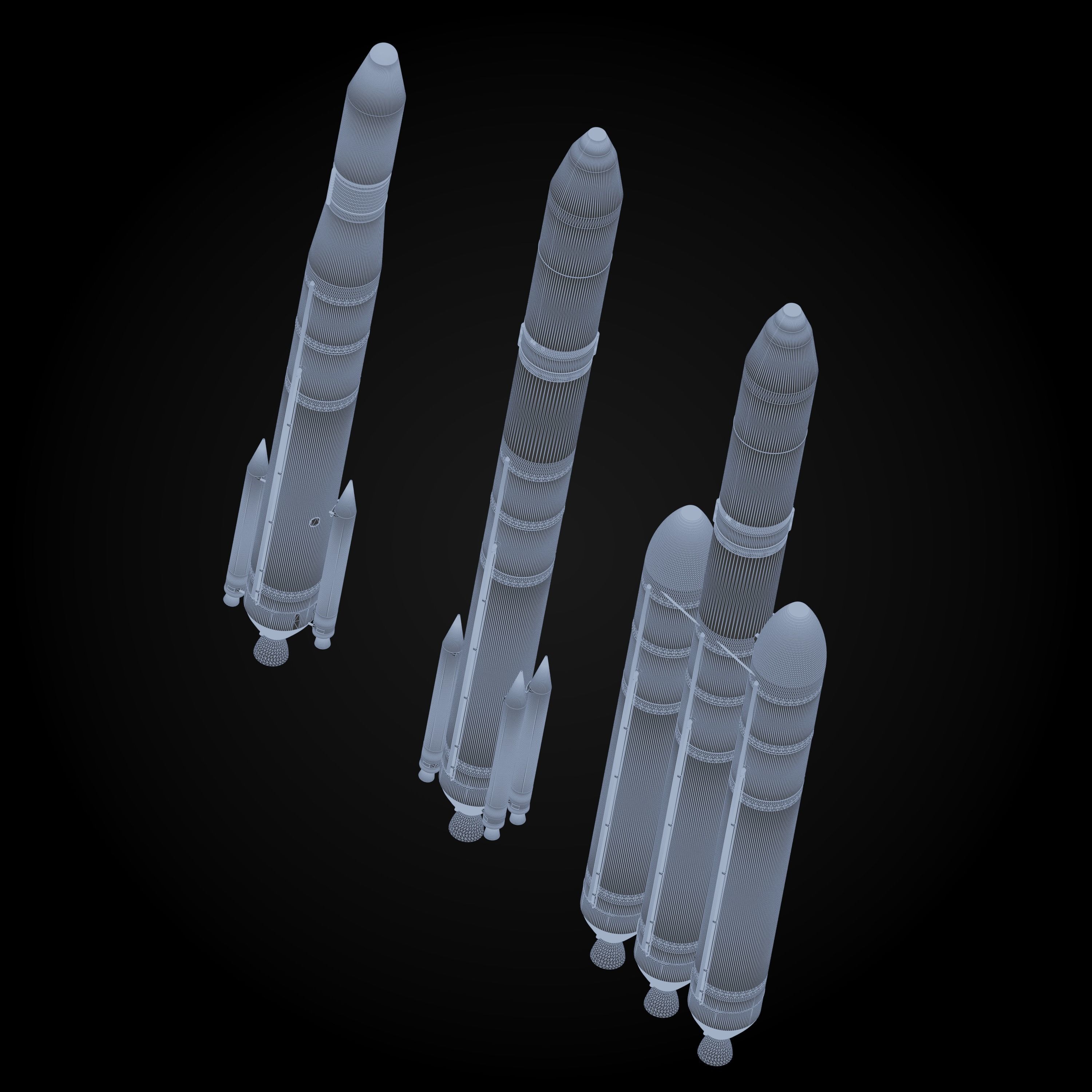 Delta IV Rocket 3D model | CGTrader
