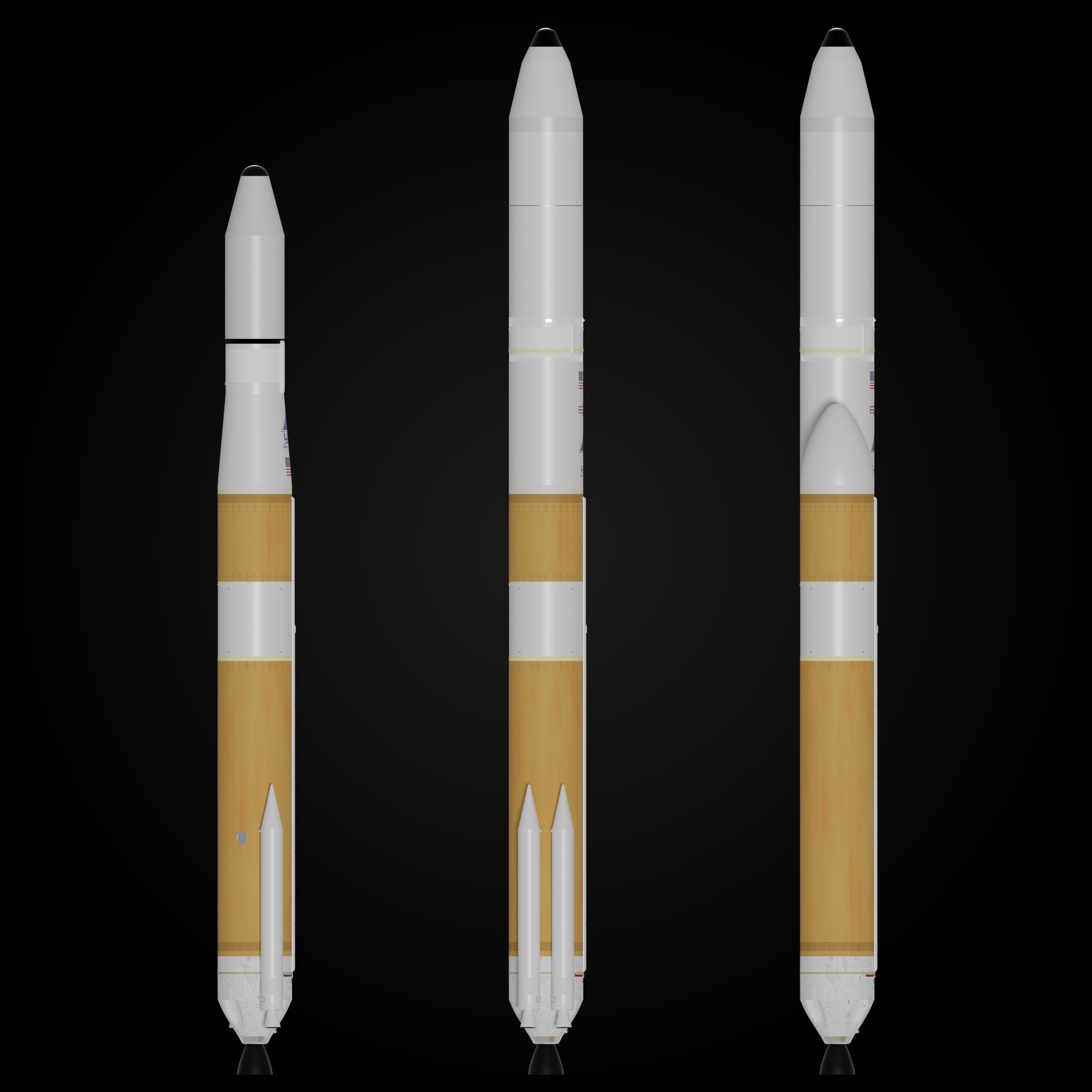 Delta IV Rocket 3D model | CGTrader