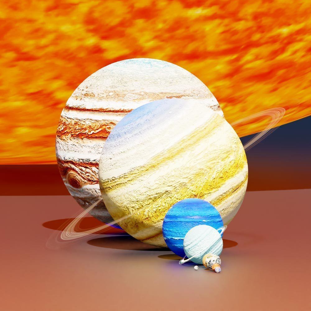 Solar system 3D model | CGTrader