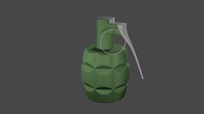 Low Poly Grenade FREE free VR / AR / low-poly 3D model | CGTrader