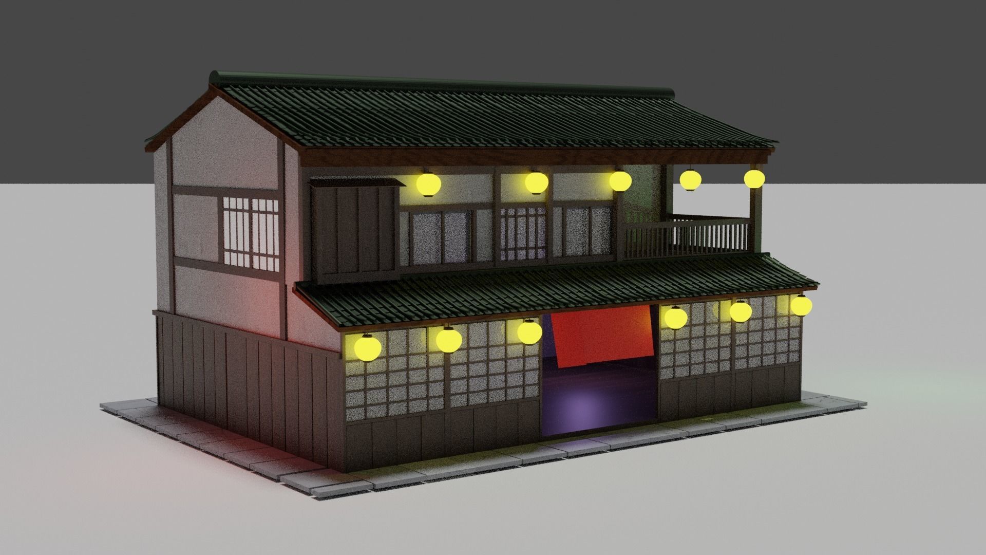 Japanese house free VR / AR / low-poly 3D model | CGTrader