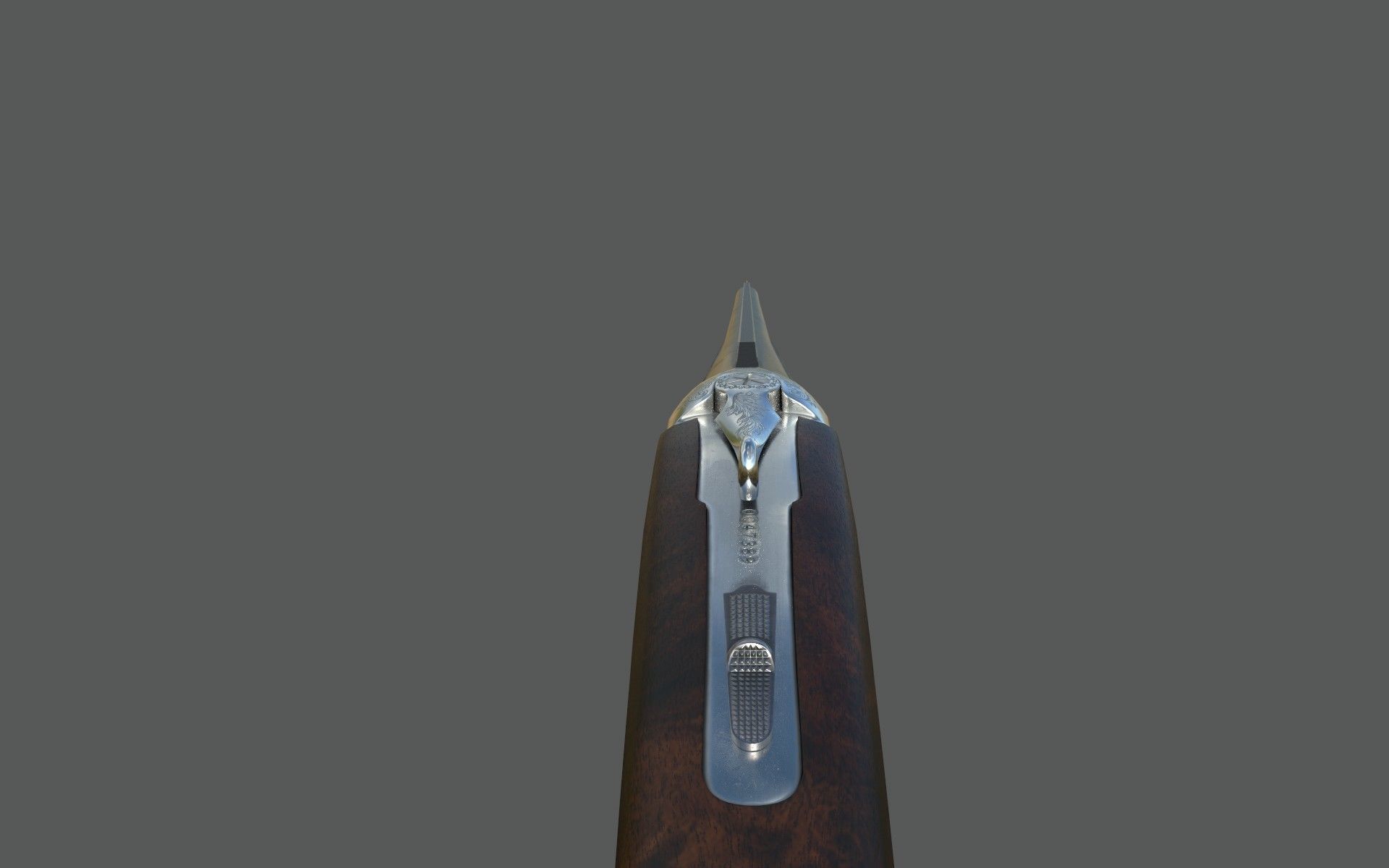 3D model Double-barreled New shotgun Izh-27 12 gaugeGame Ready model VR ...