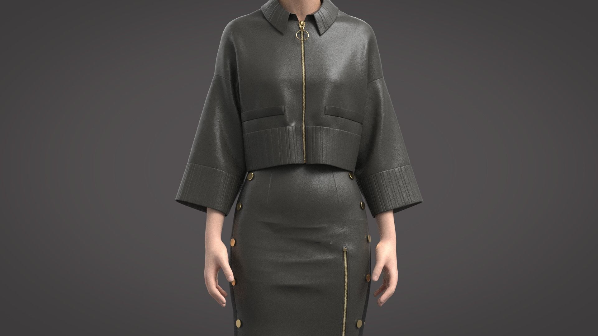 Female Outfit 3D model | CGTrader