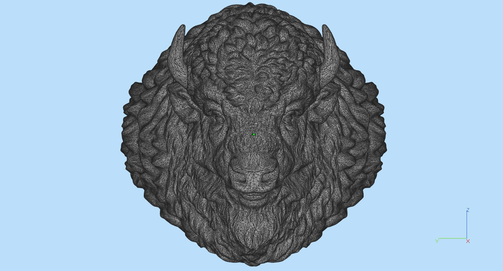 Bison Buffalo Head Sculpture ring 3D Printable model R5 3D model 3D ...