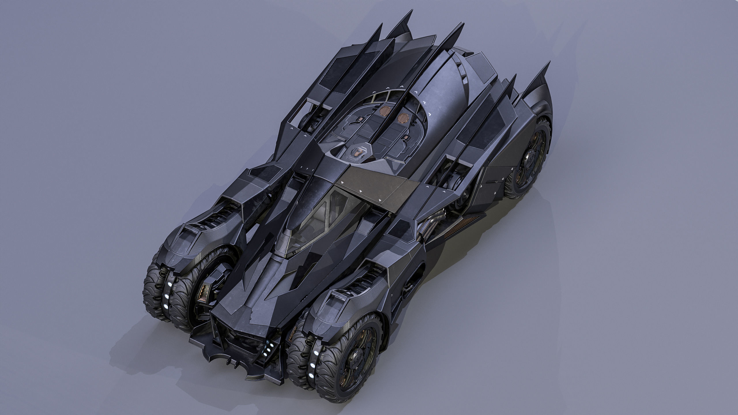 3D model Batmobile Arkham Knight VR / AR / low-poly | CGTrader