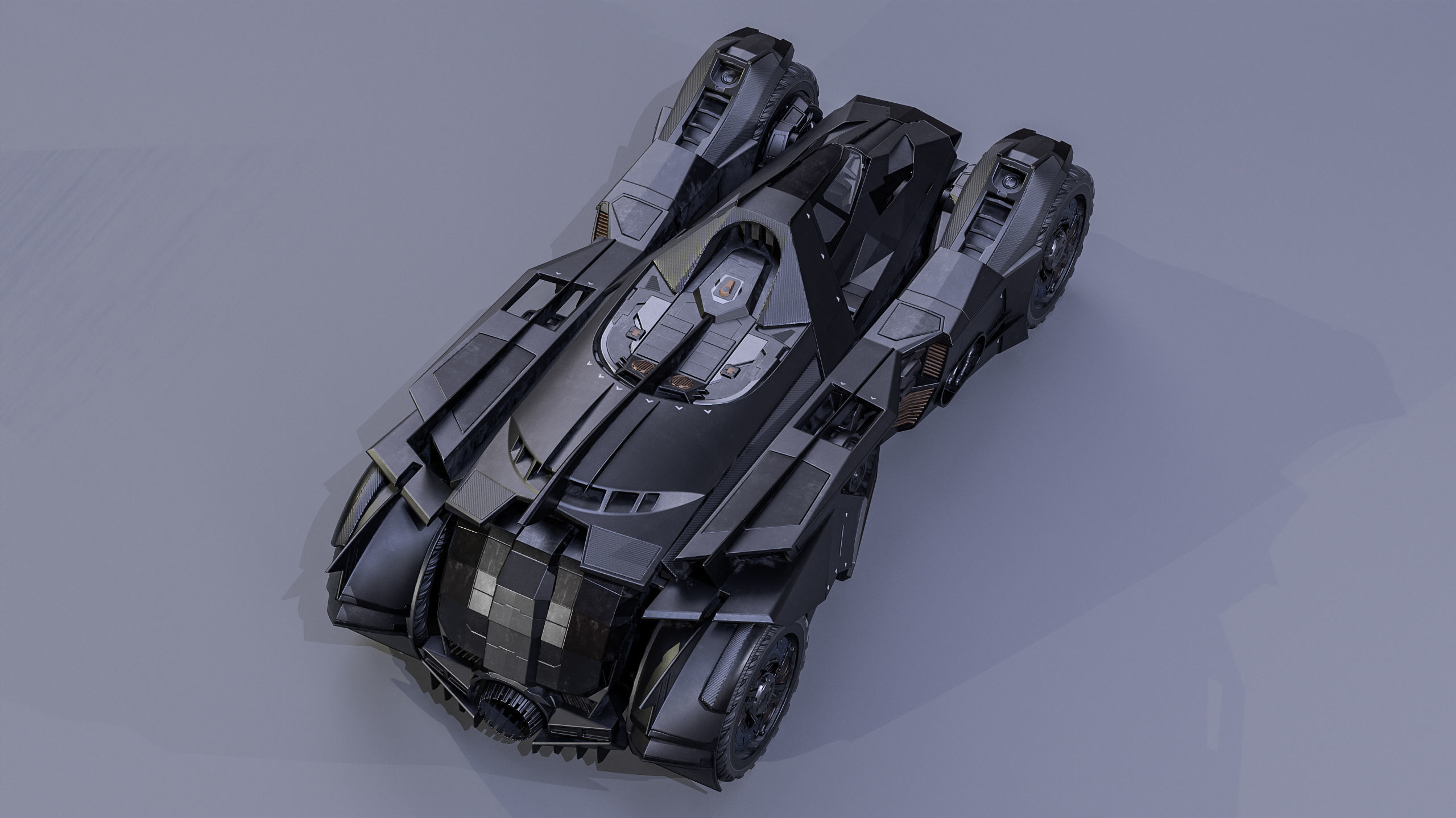3D model Batmobile Arkham Knight VR / AR / low-poly | CGTrader