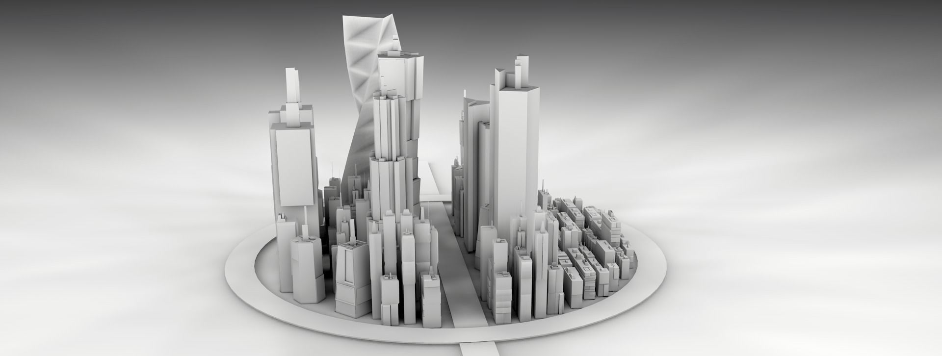 Sci Fi Cityscape Mega Pack Cyberpunk 57 Greeble Buildings Lot free 3D ...