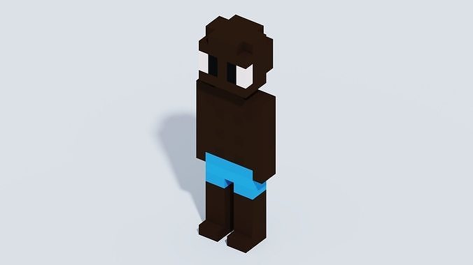 3D model Voxel Human T6 VR / AR / low-poly | CGTrader