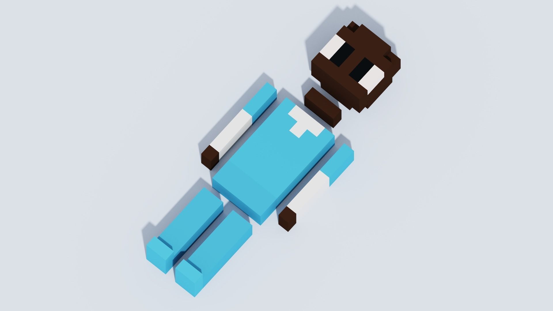 3D model Voxel Human T7 VR / AR / low-poly | CGTrader