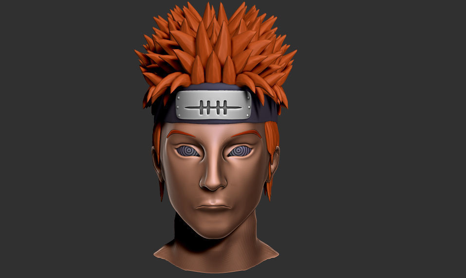 Pain - Yahiko from Naruto anime 3D model | CGTrader