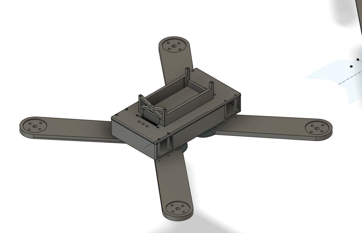 Fully 3D Printable 7 inch Quadcopter Drone 3D model 3D printable | CGTrader