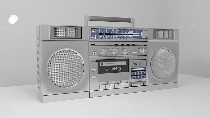 Boom Box 3D model | CGTrader
