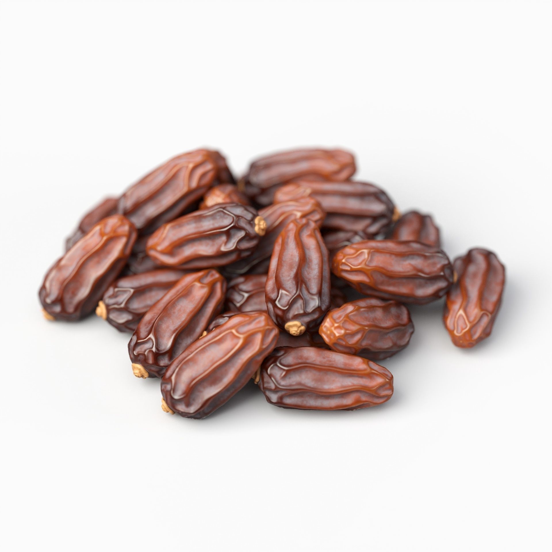 Date palm fruit 3 with 4K PBR textures 3D model | CGTrader