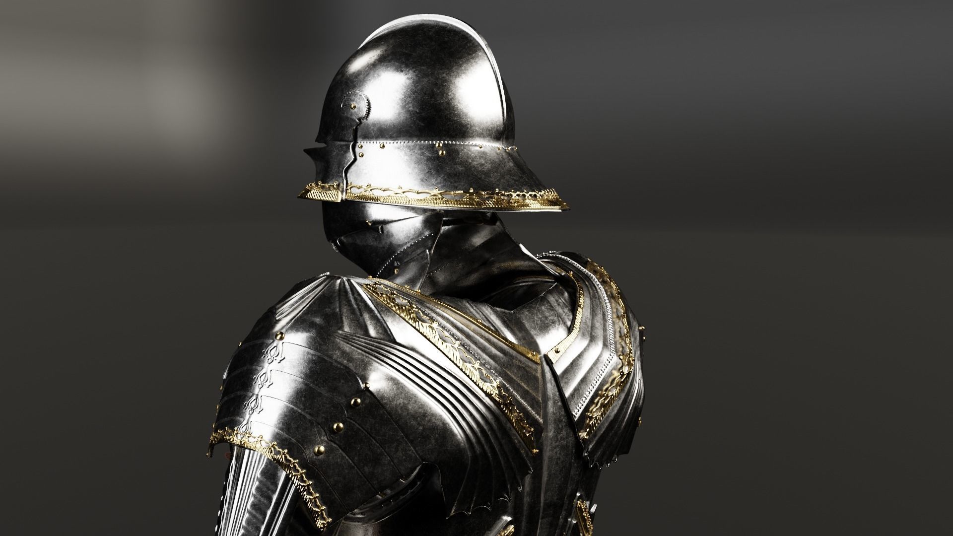 Highly Detailed Gothic Armor 3D model | CGTrader