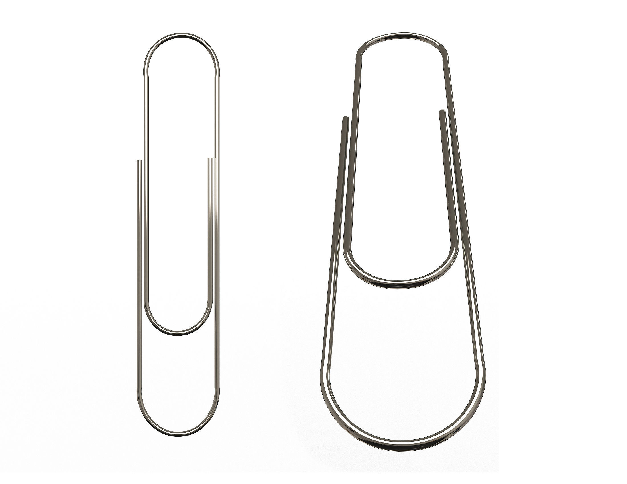 3D model Paperclip VR / AR / low-poly | CGTrader