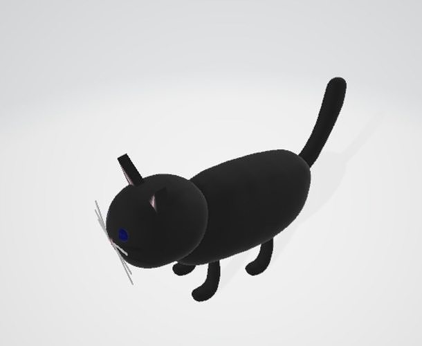 Black Cat 3D model | CGTrader