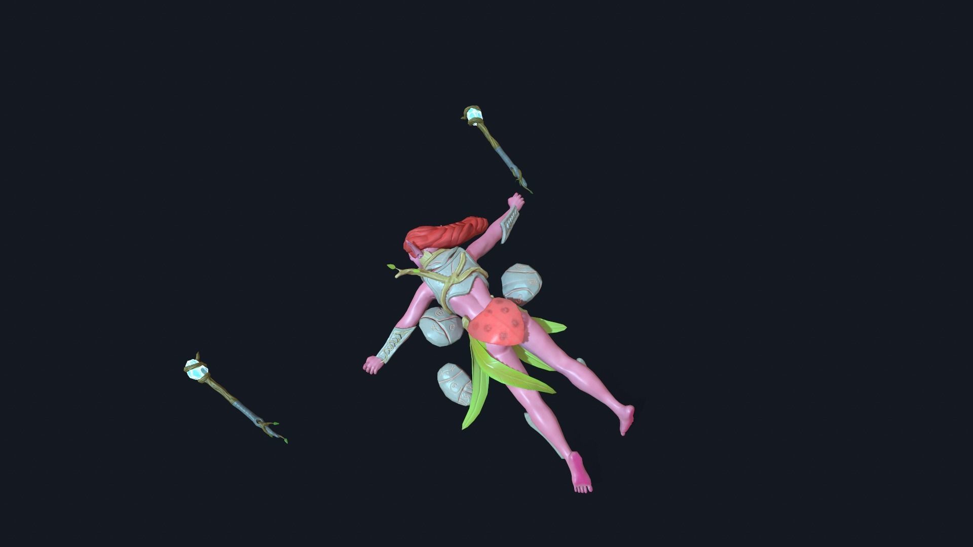 3D model Forest Elemental VR / AR / low-poly | CGTrader