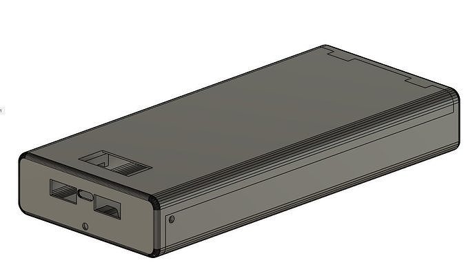 Powerbank body 3D model 3D printable | CGTrader