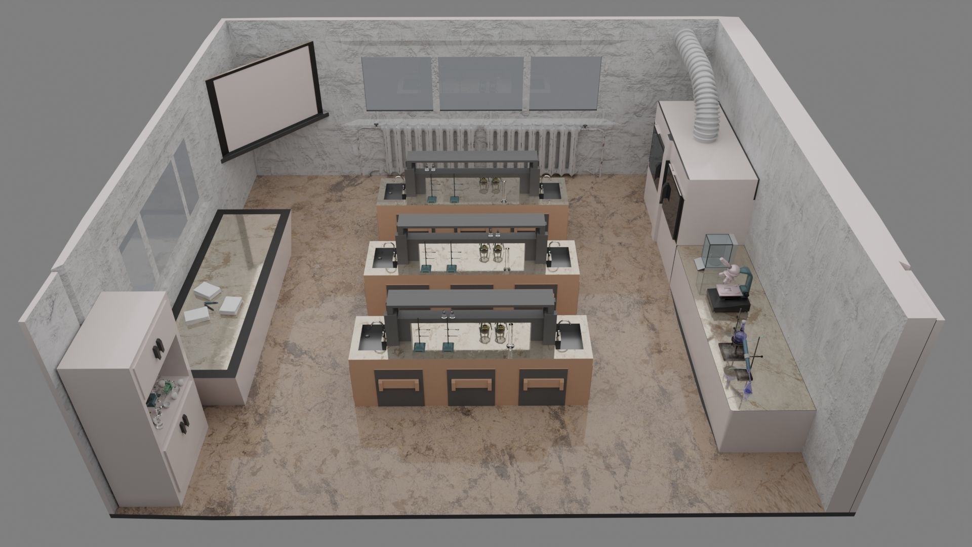 Laboratory 3D PBR | CGTrader