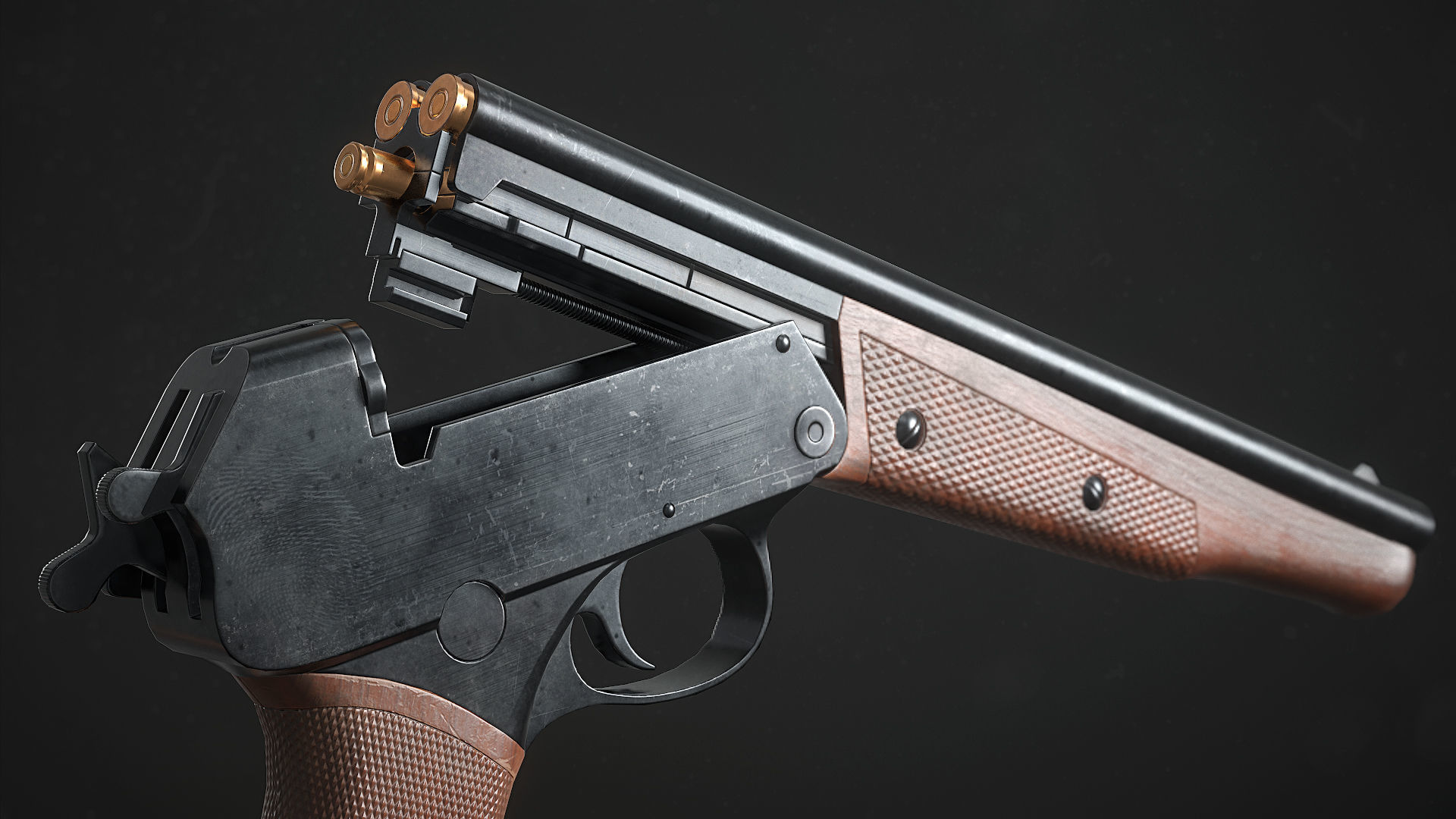 3D model Tp 82 shotgun VR / AR / low-poly | CGTrader