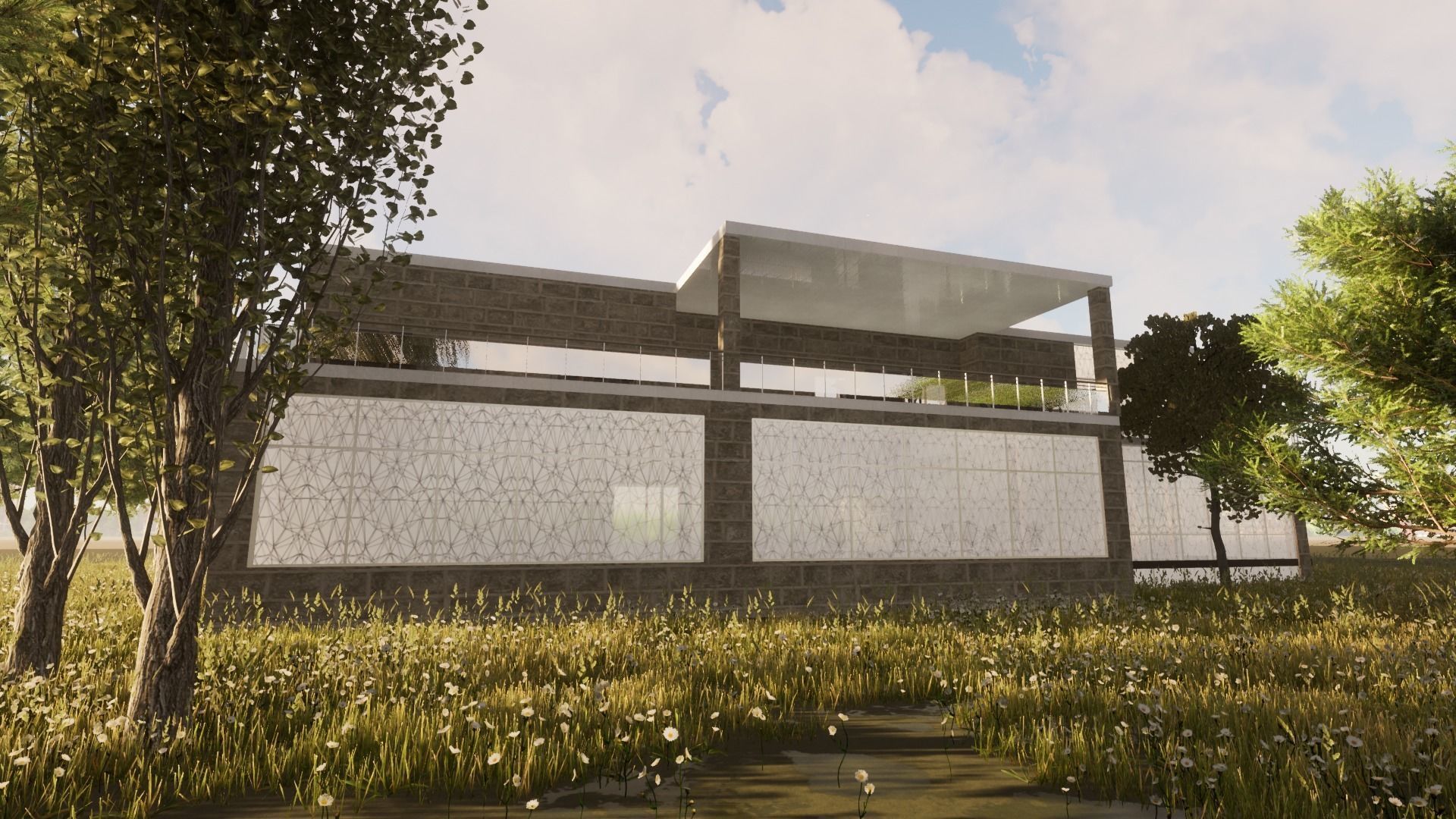 Revit Community center 2020 3D model | CGTrader