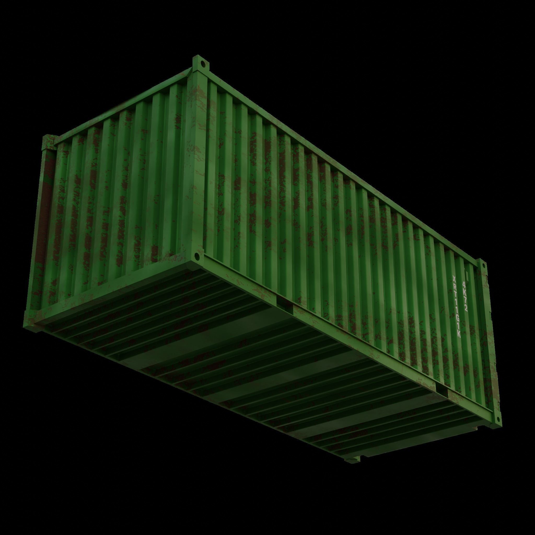 Shipping container 3D model | CGTrader