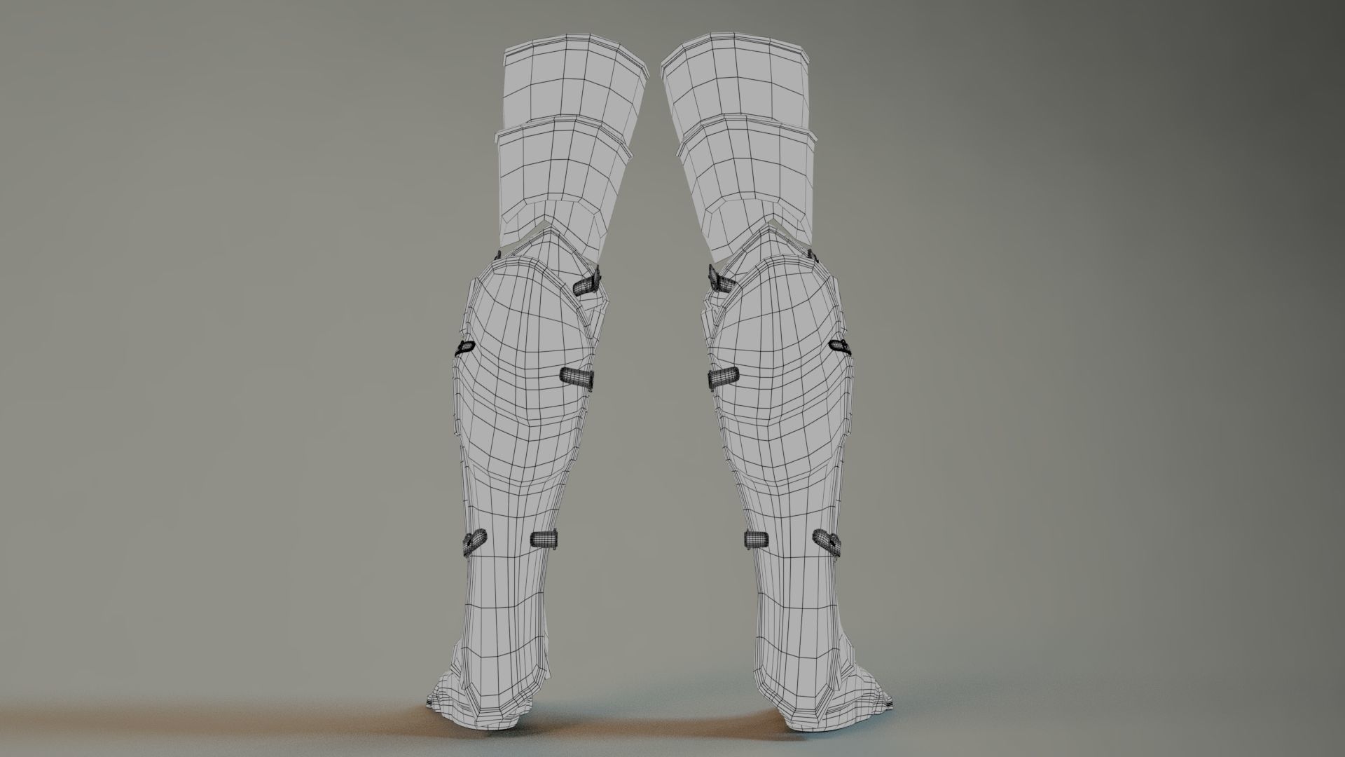 3D model Warrior Leg Armor Model VR / AR / low-poly | CGTrader