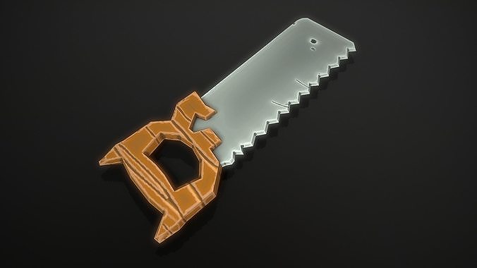 3D model Stylized Saw VR / AR / low-poly | CGTrader