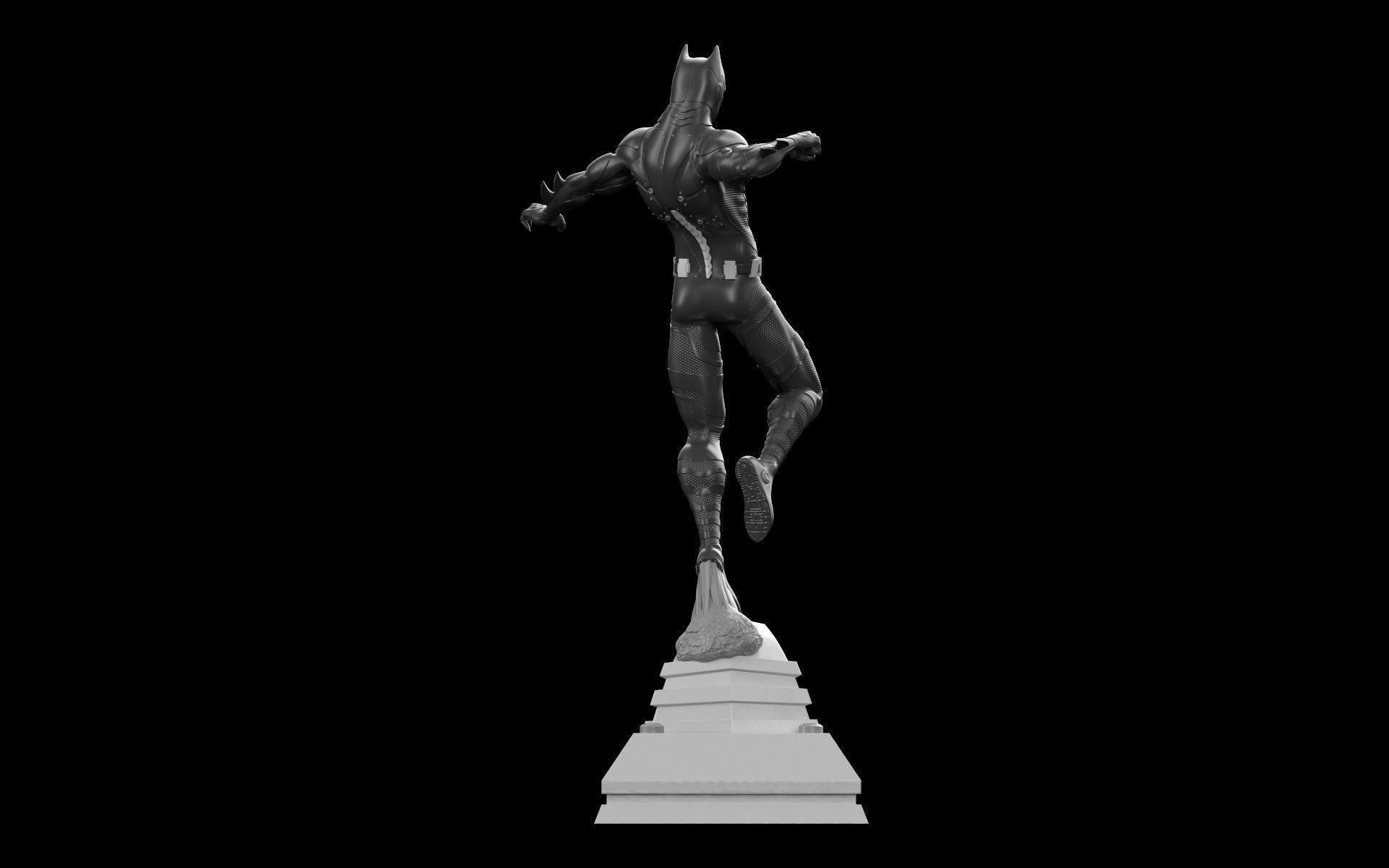 Fanart BATMAN BEYOND - Statue 3D model 3D printable | CGTrader