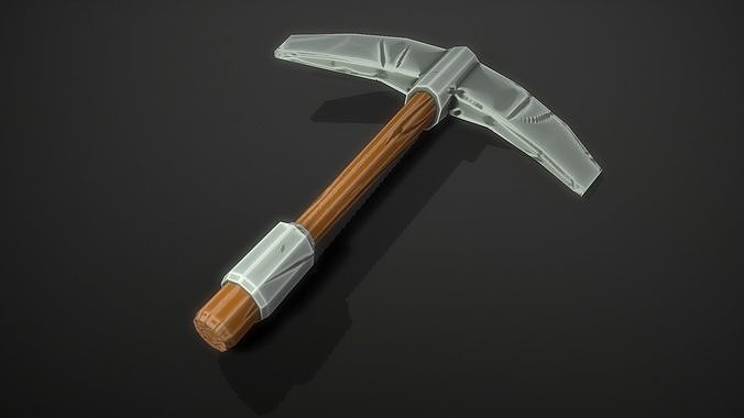 3D model Stylized Pickaxe VR / AR / low-poly | CGTrader