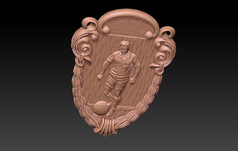 Badge Man 3 3D model 3D printable | CGTrader