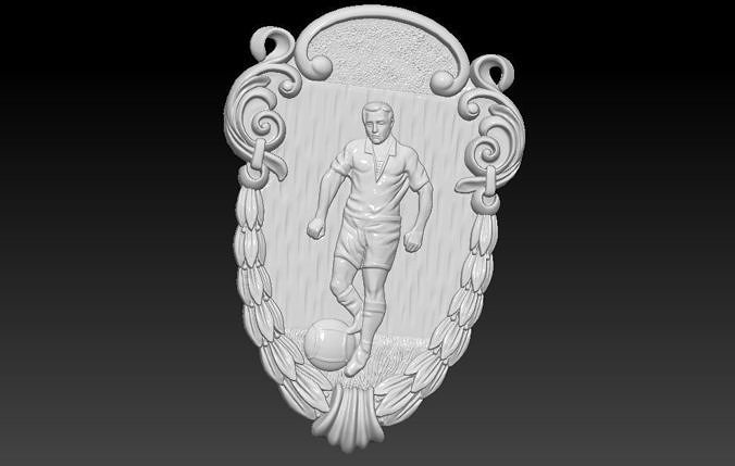Badge Man 3 3D model 3D printable | CGTrader