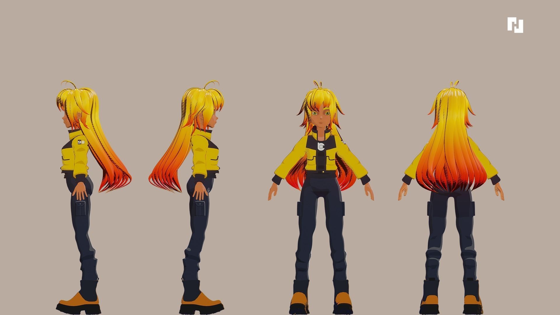3D model Anime characters-Pack VR / AR / low-poly rigged | CGTrader
