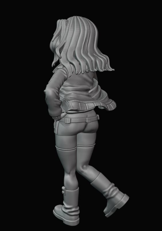 Kay - Girls und Panzers - 28mm wargaming miniature 3D model 3D ...