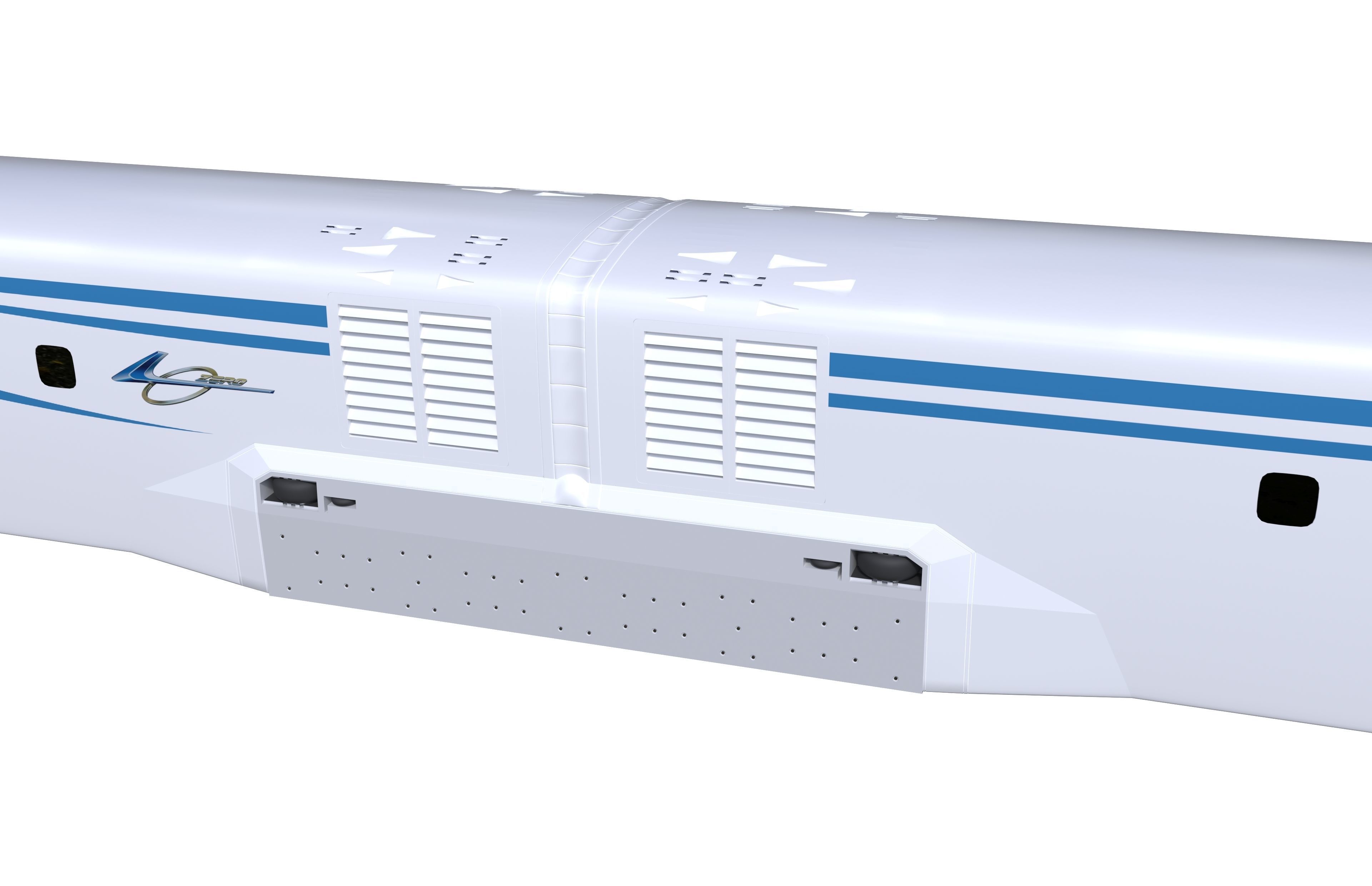 SCMaglev L0 Series Improved Version Shinkansen 3D model | CGTrader