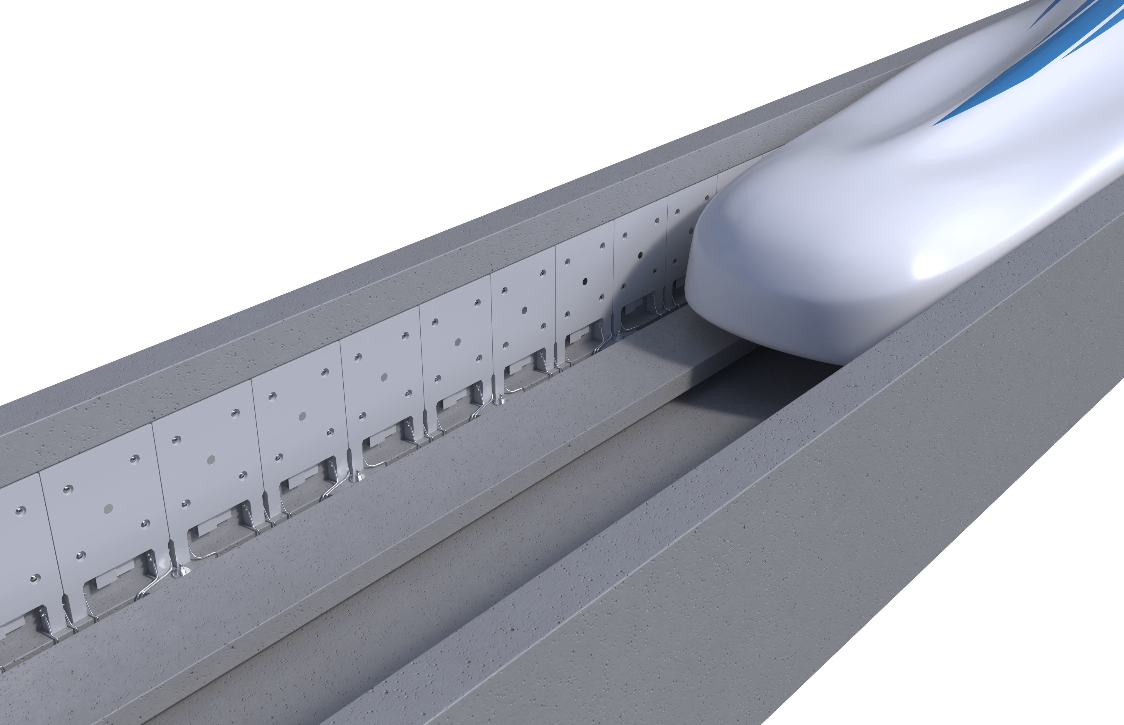 SCMaglev L0 Series Improved Version Shinkansen 3D model | CGTrader