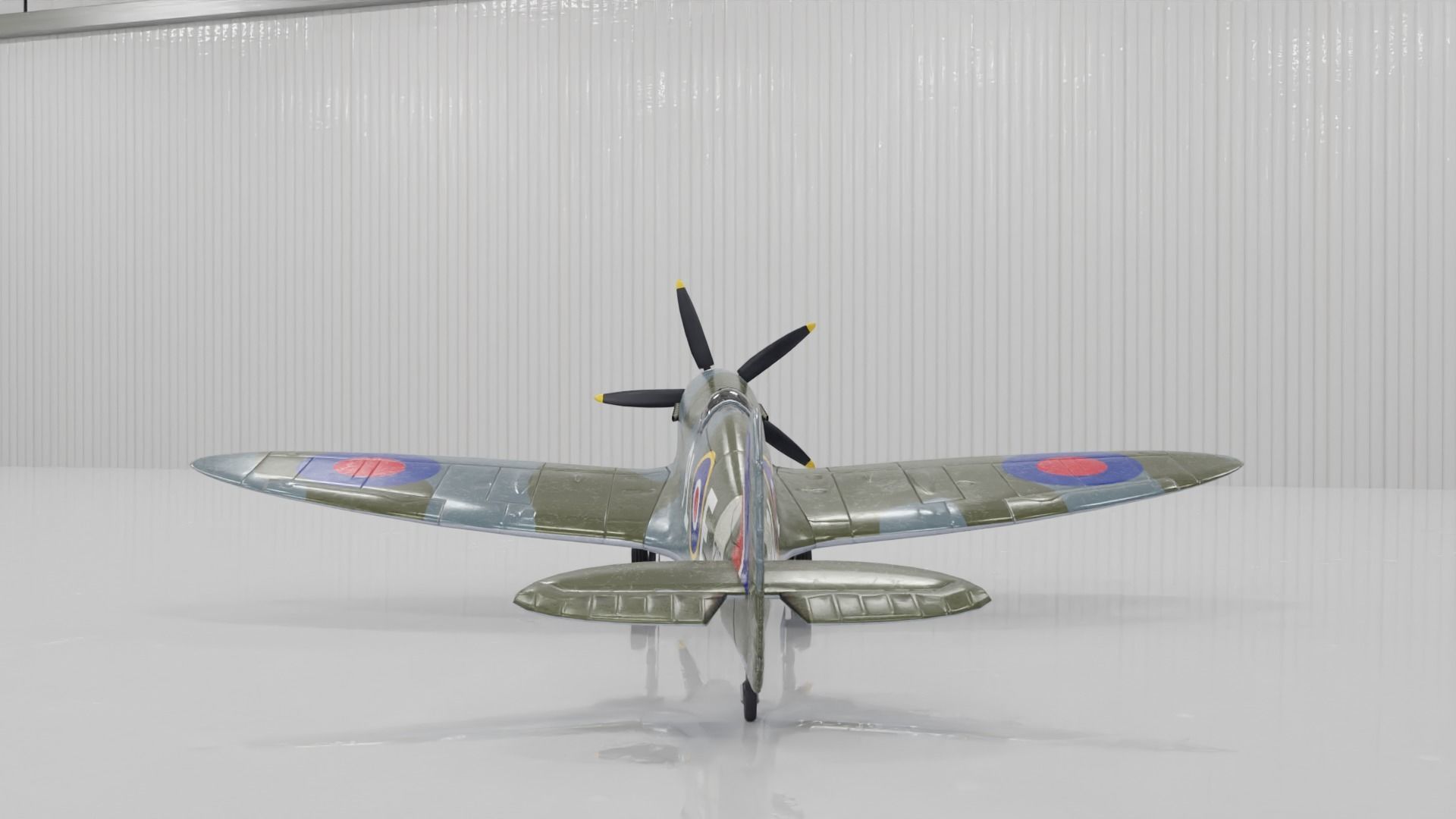 3D model Supermarine Spitfire 3D Model VR / AR / low-poly | CGTrader