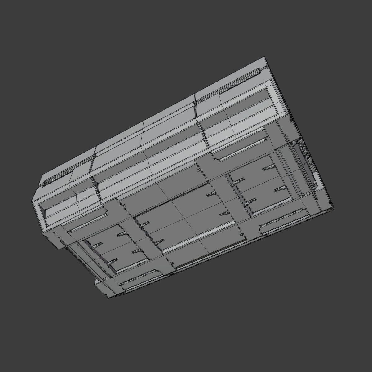 Sci-Fi Storage Box 3D model | CGTrader