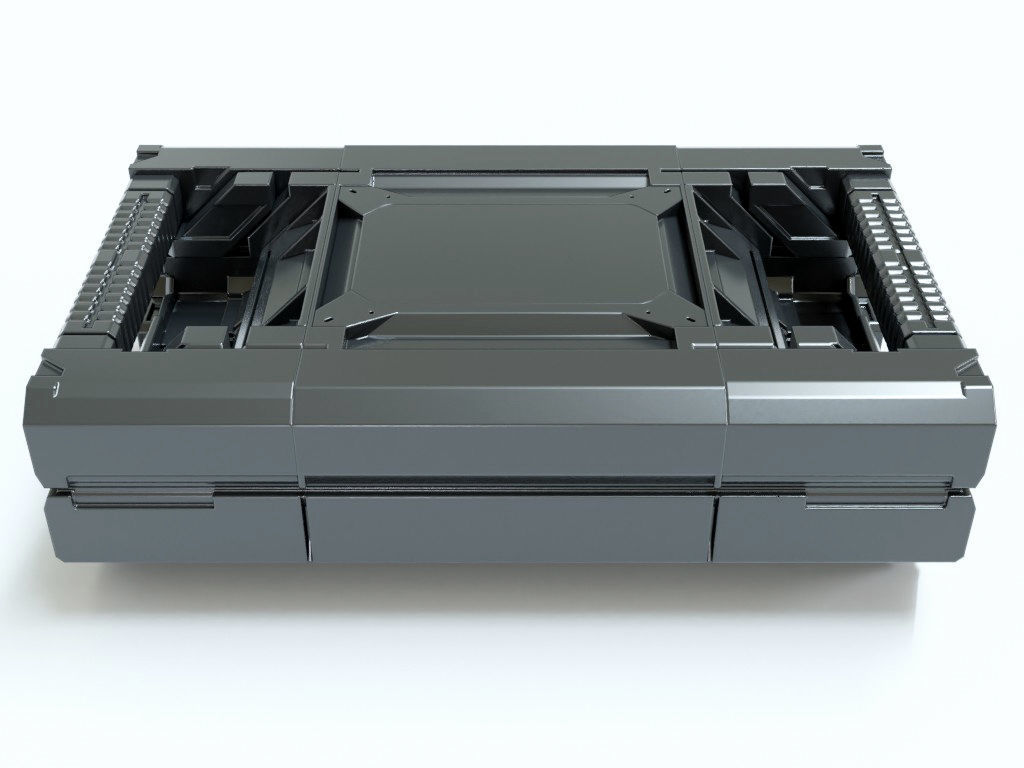 Sci-Fi Storage Box 3D model | CGTrader