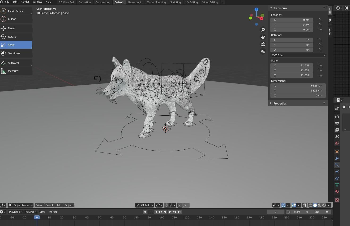 3D model Fur Fox Rigged 02 VR / AR / low-poly rigged | CGTrader