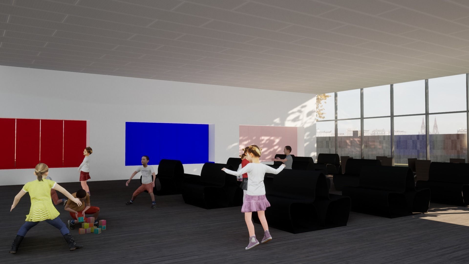 Revit Primary School and Kindergarten 3D model | CGTrader