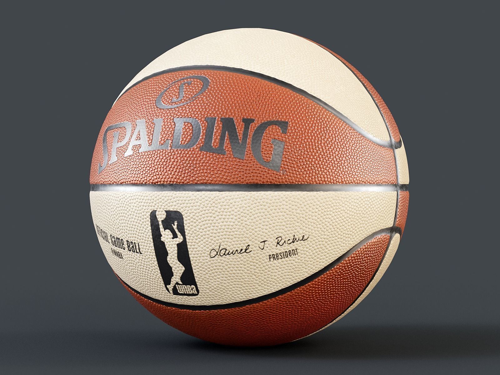 WNBA Spalding Basketball PBR 3D model | CGTrader
