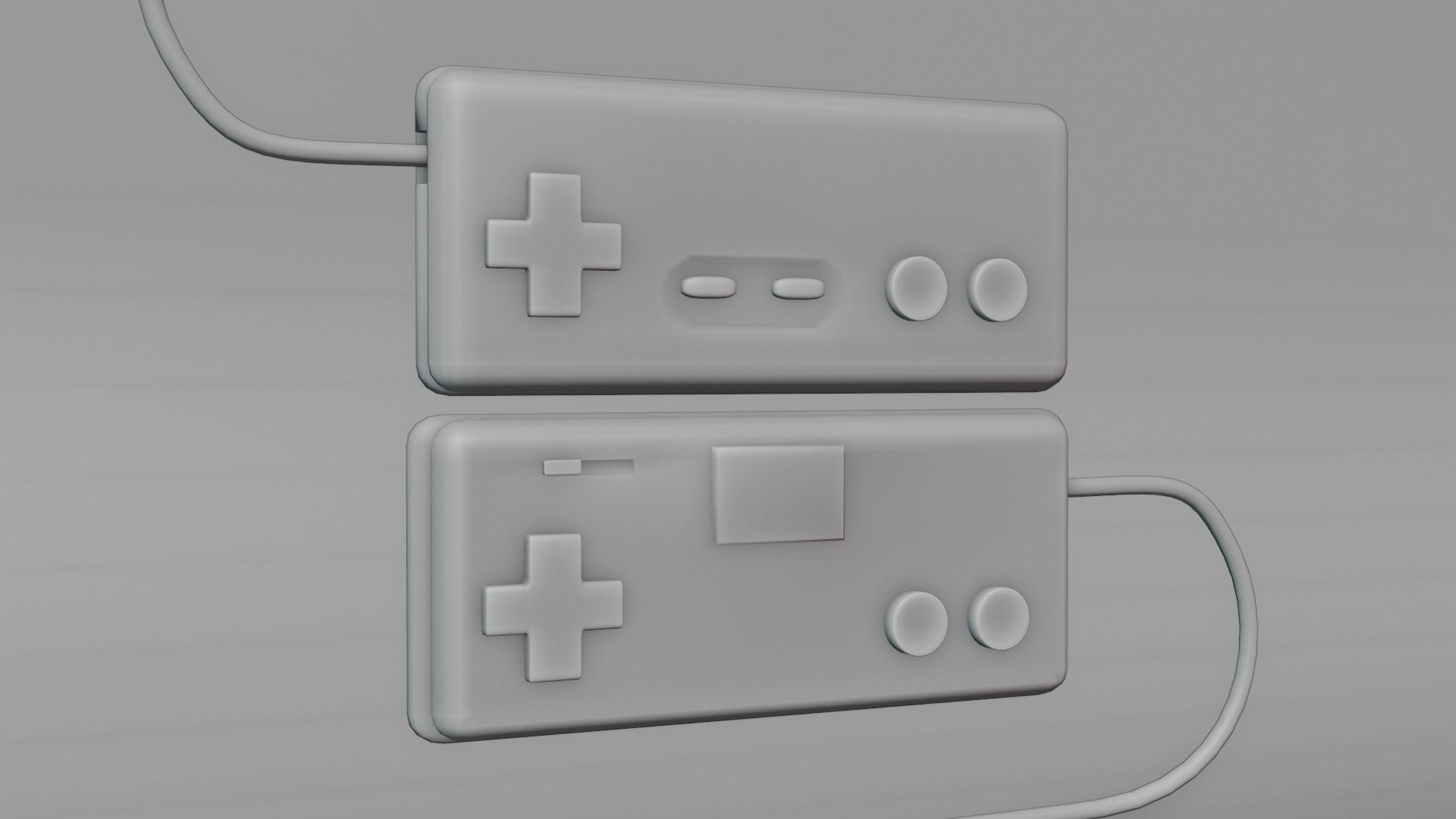 3D model Famicom Joystick Controller VR / AR / low-poly | CGTrader