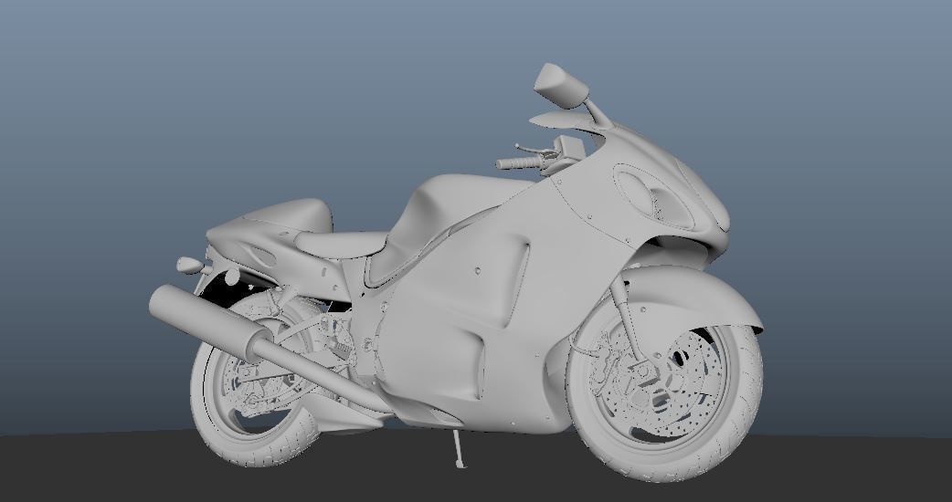 3D model Suzuki Hayabusa GSX1300R Super Bike VR / AR / low-poly | CGTrader